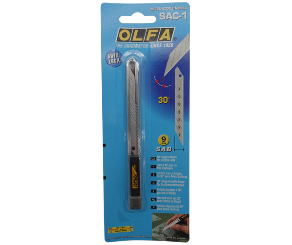Olfa SAC-1 Slimline Stainless Steel Graphics Knife – Abode Academy